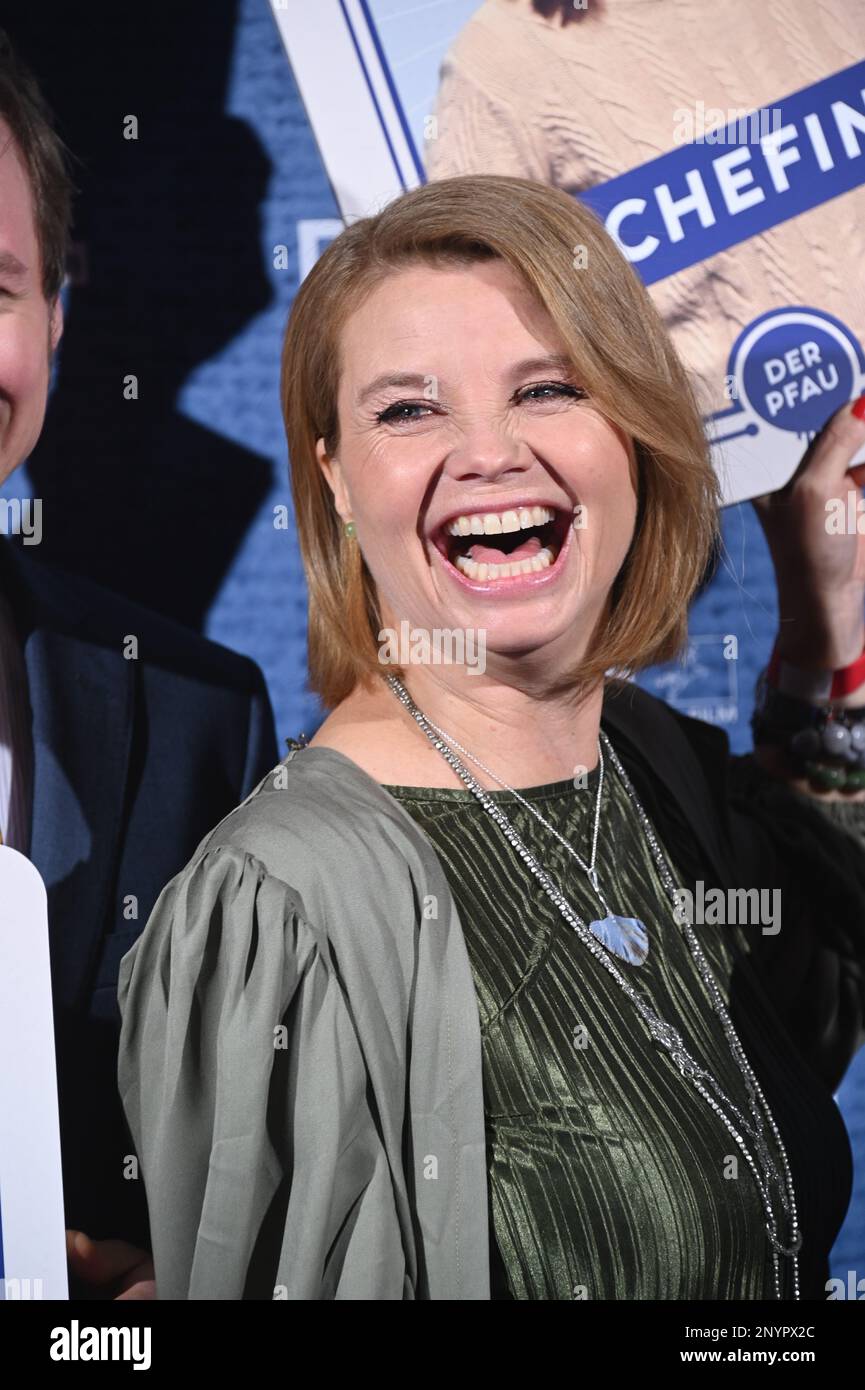 Cologne, Germany. 01st Mar, 2023. Actress Annette Frier comes to the ...