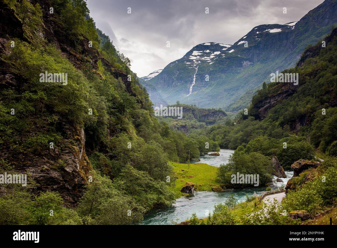 Views from Flamsbana train, Norway Stock Photo - Alamy