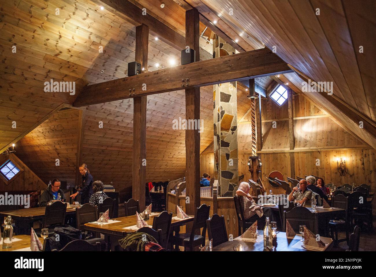 Aegir Bryggeri brewery, pub and restaurant,Flam, Norway Stock Photo - Alamy