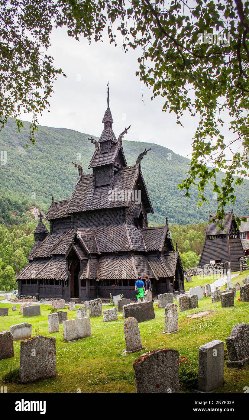 Borgund Stave Church, Sogn og Fjordane, Norway Stock Photo - Alamy