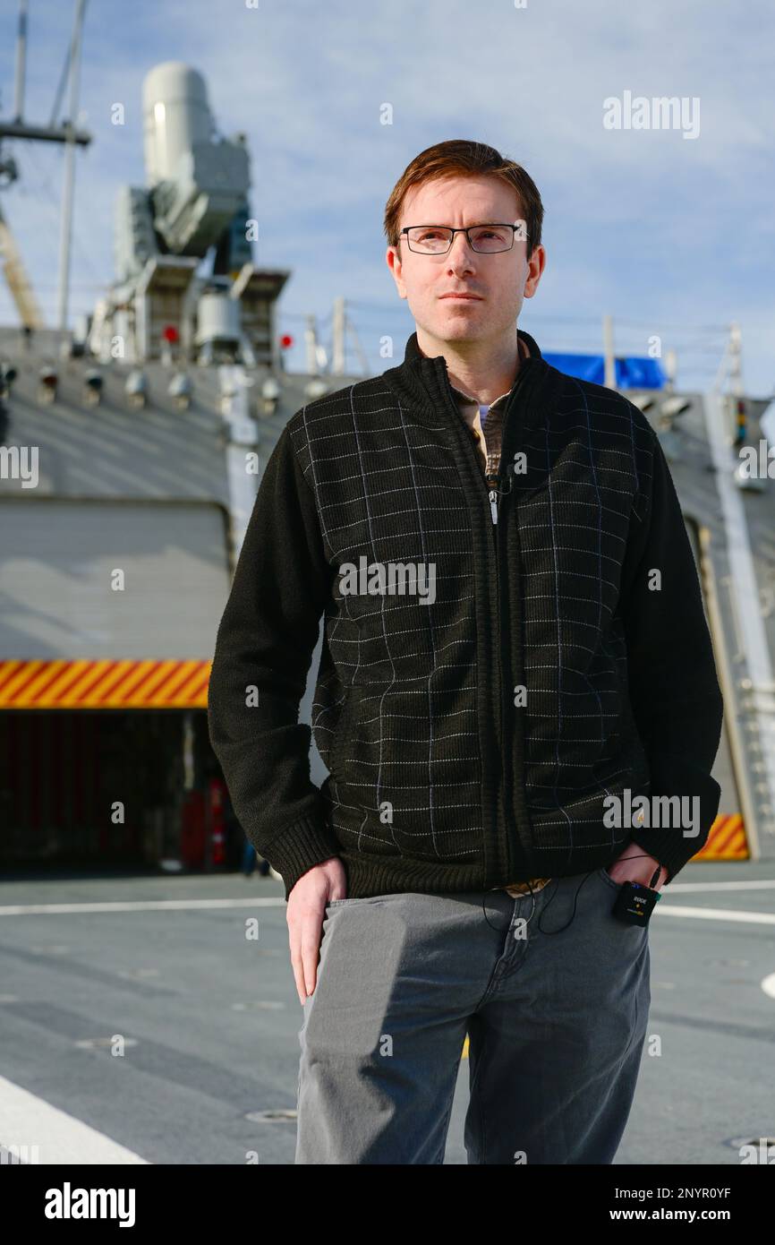 Jonathan Gettner, a project officer of Naval Surface Warfare Center ...