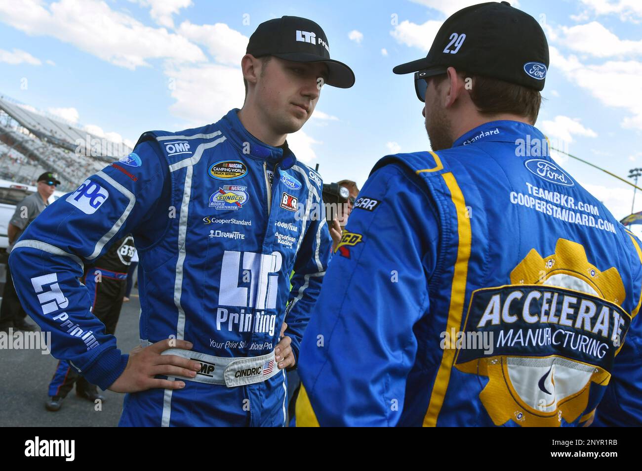 Austin Cindric, LTi Printing Ford F150 and Chase Briscoe, Cooper ...