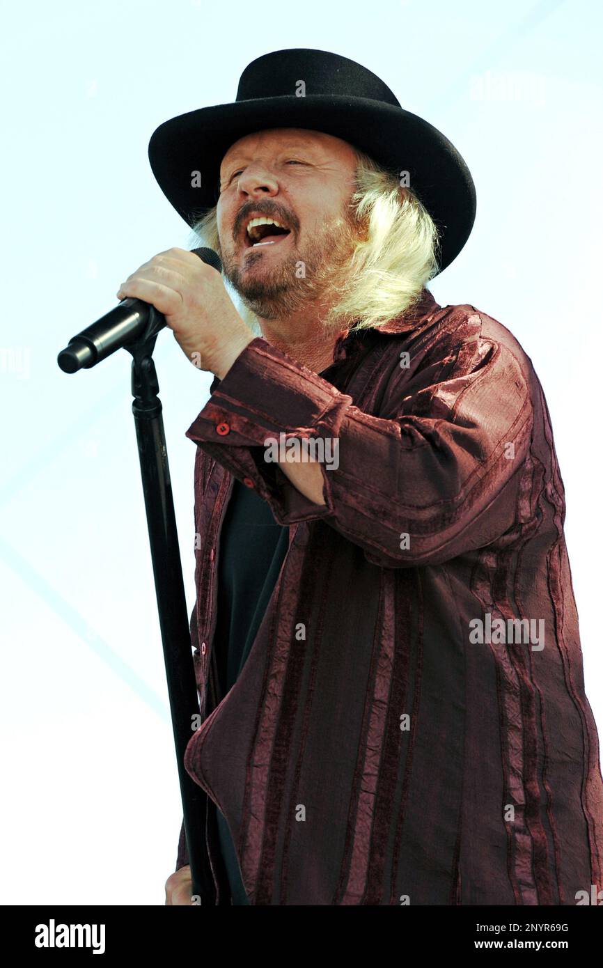 Donnie Van Zant of 38 Special performs during the HullabaLOU Music ...
