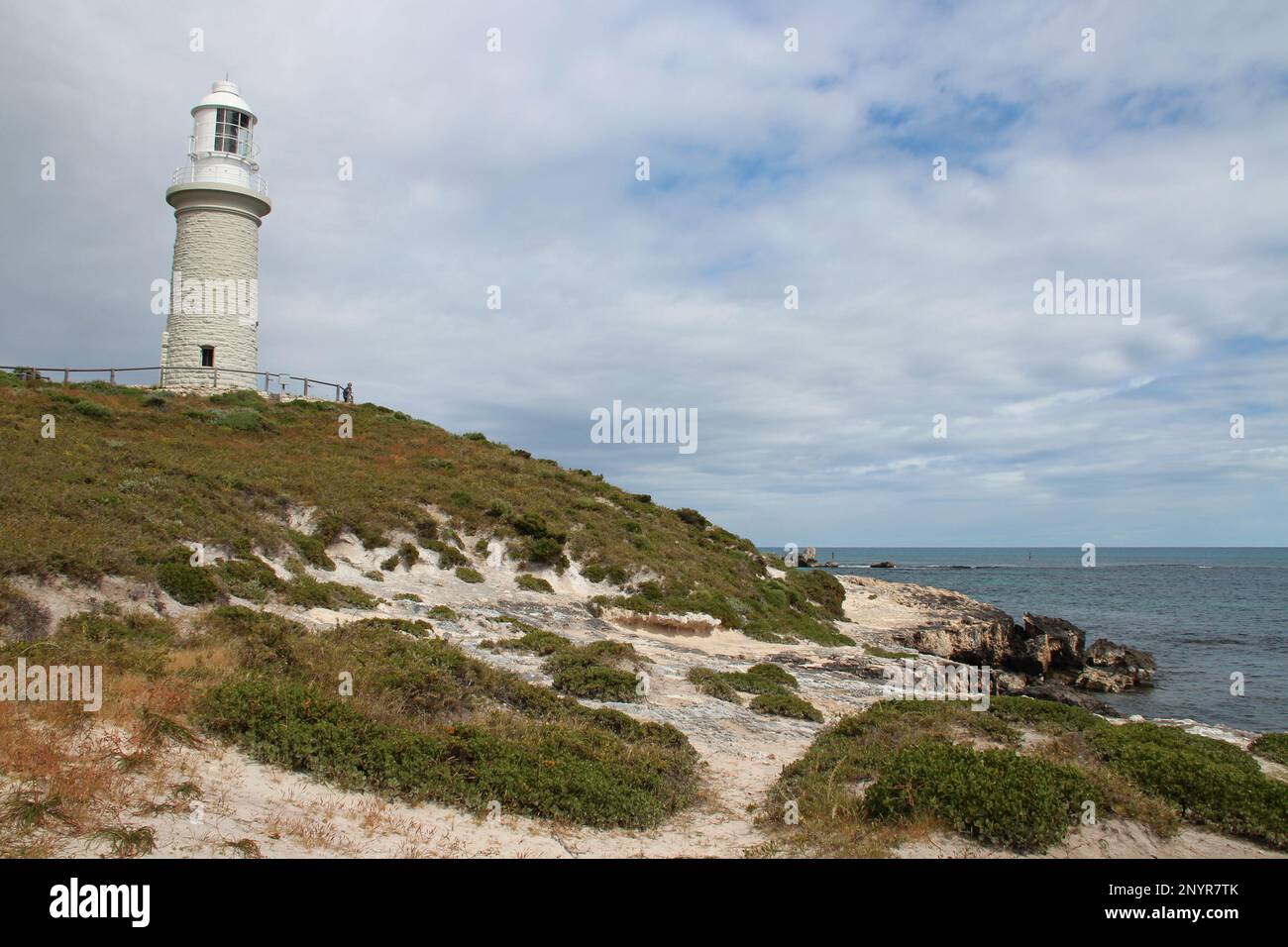 bathurst lighthouse at rottnest island in australia Stock Photo - Alamy