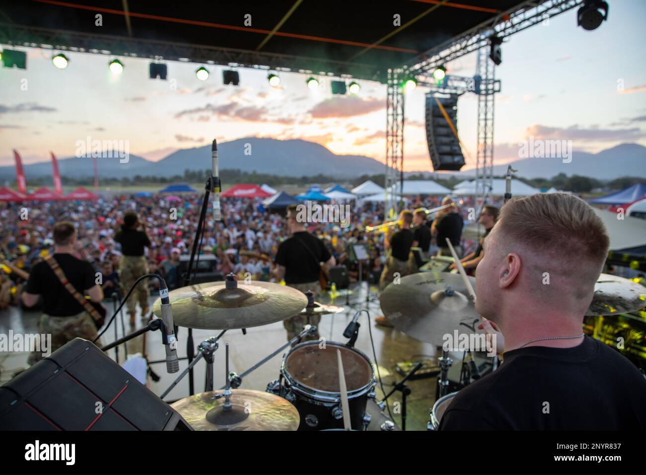 Sgt. 1st Class David Selmer, drummer and production director, 39th Army ...