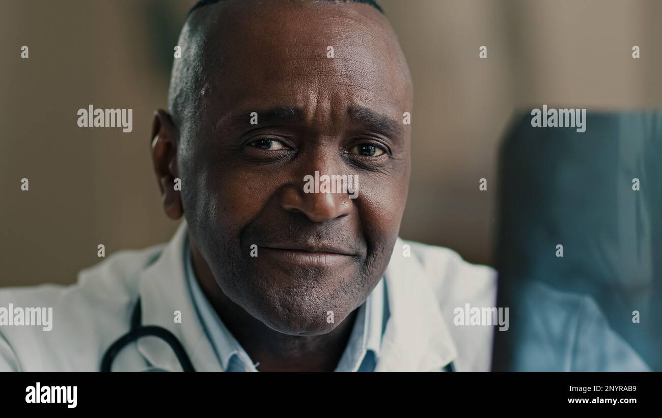 African male medic expert radiologist osteopath surgeon orthopedist ...