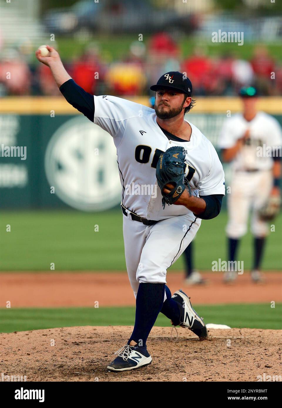 Jun 3, 2017: ORU pitcher Bryce Howe #31 delivers a pitch towards home ...