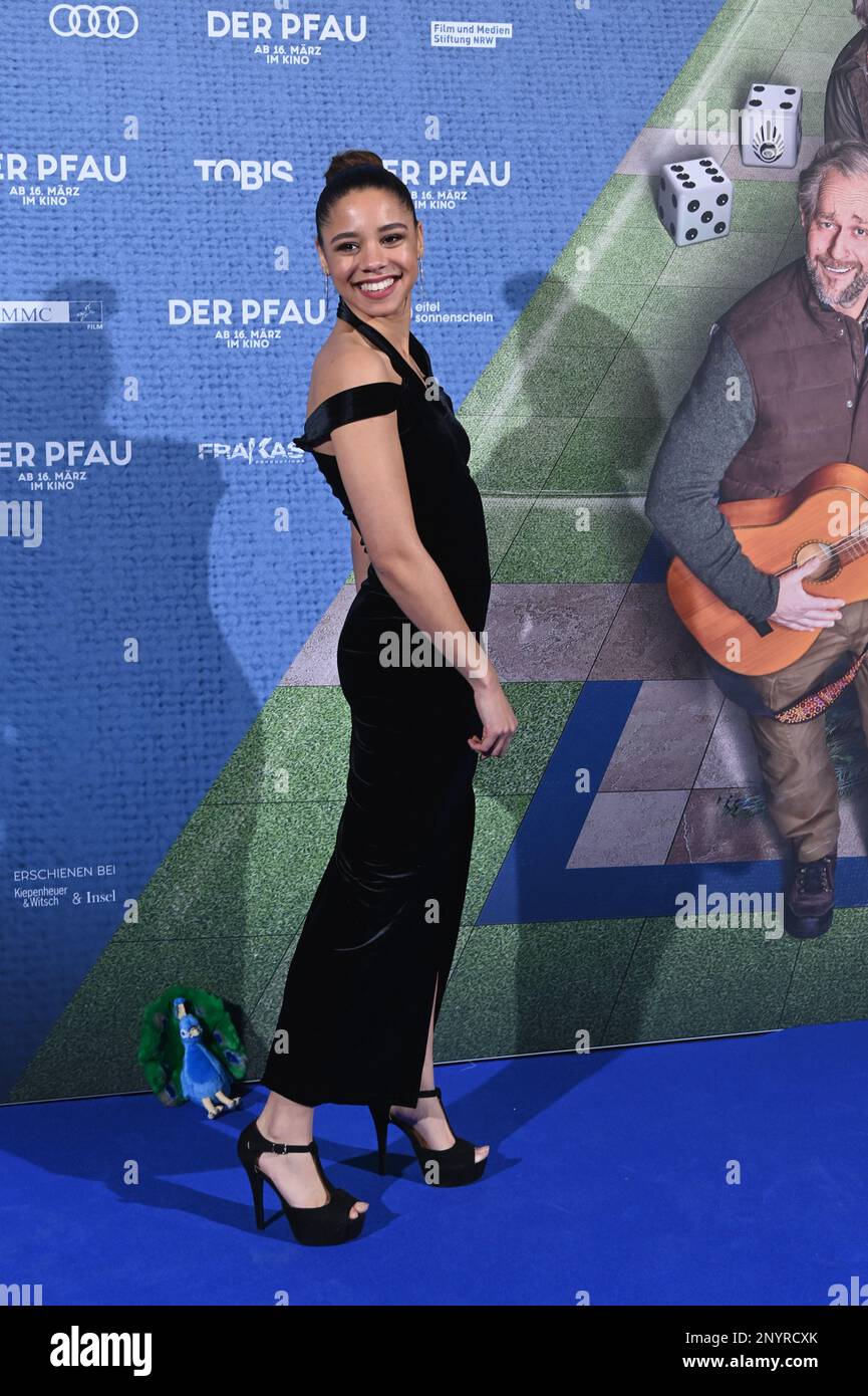Cologne, Germany. 01st Mar, 2023. Actress Jess Maura arrives at the ...