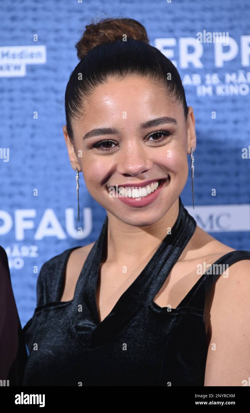 Cologne, Germany. 01st Mar, 2023. Actress Jess Maura arrives at the ...