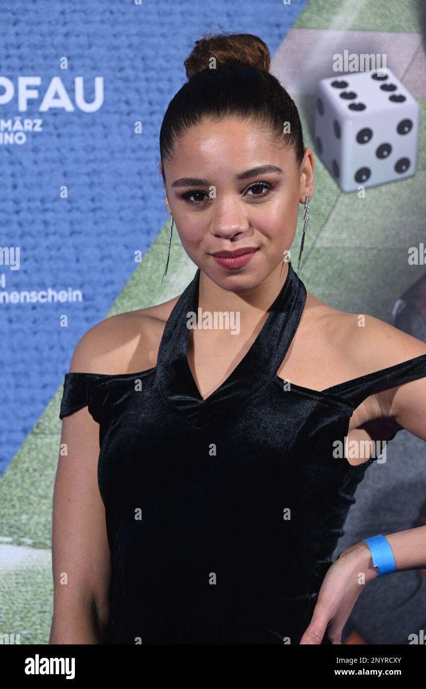 Cologne, Germany. 01st Mar, 2023. Actress Jess Maura arrives at the ...