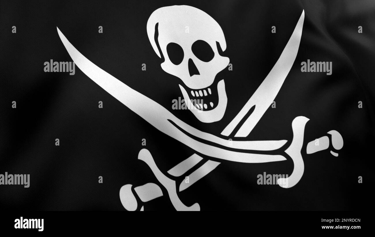 Calico jack pirate flag hi-res stock photography and images - Alamy