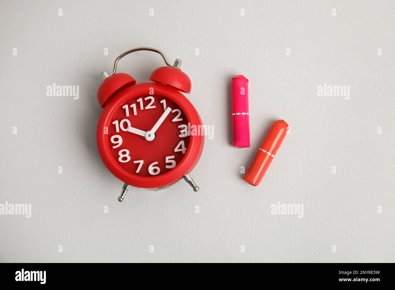 Tampons on red background hi-res stock photography and images - Alamy
