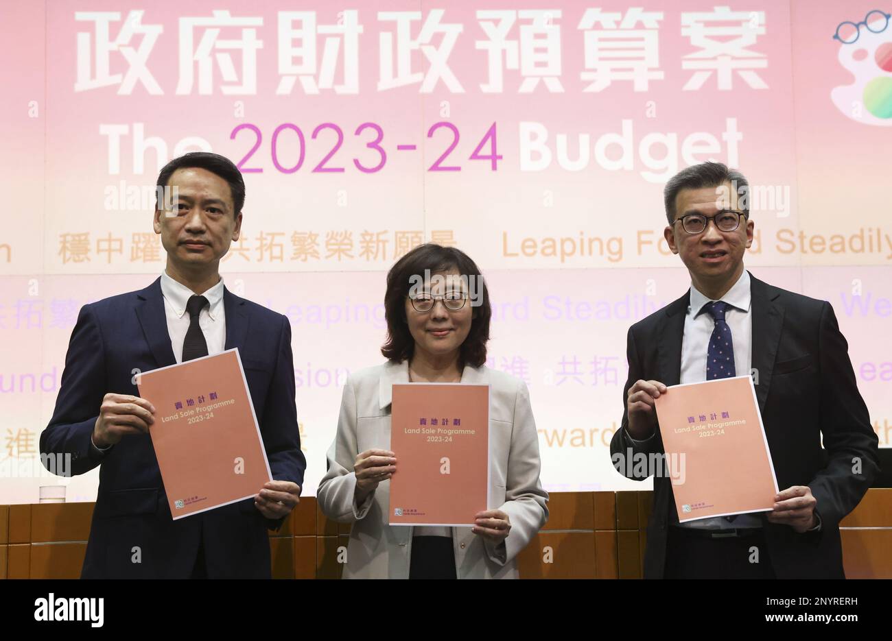 From left, Ivan Chung Man-kit, Director of Planning; Bernadette Linn ...