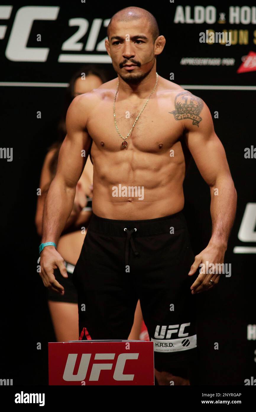 RJ - Rio de Janeiro - 02/06/2017 - UFC Rio 212 Weighing - José Aldo ...