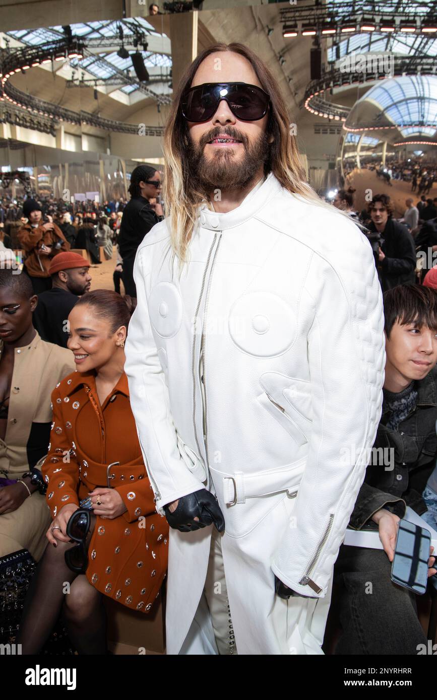 Jared Leto poses before the Off-White Fall/Winter 2023-2024 ready-to ...