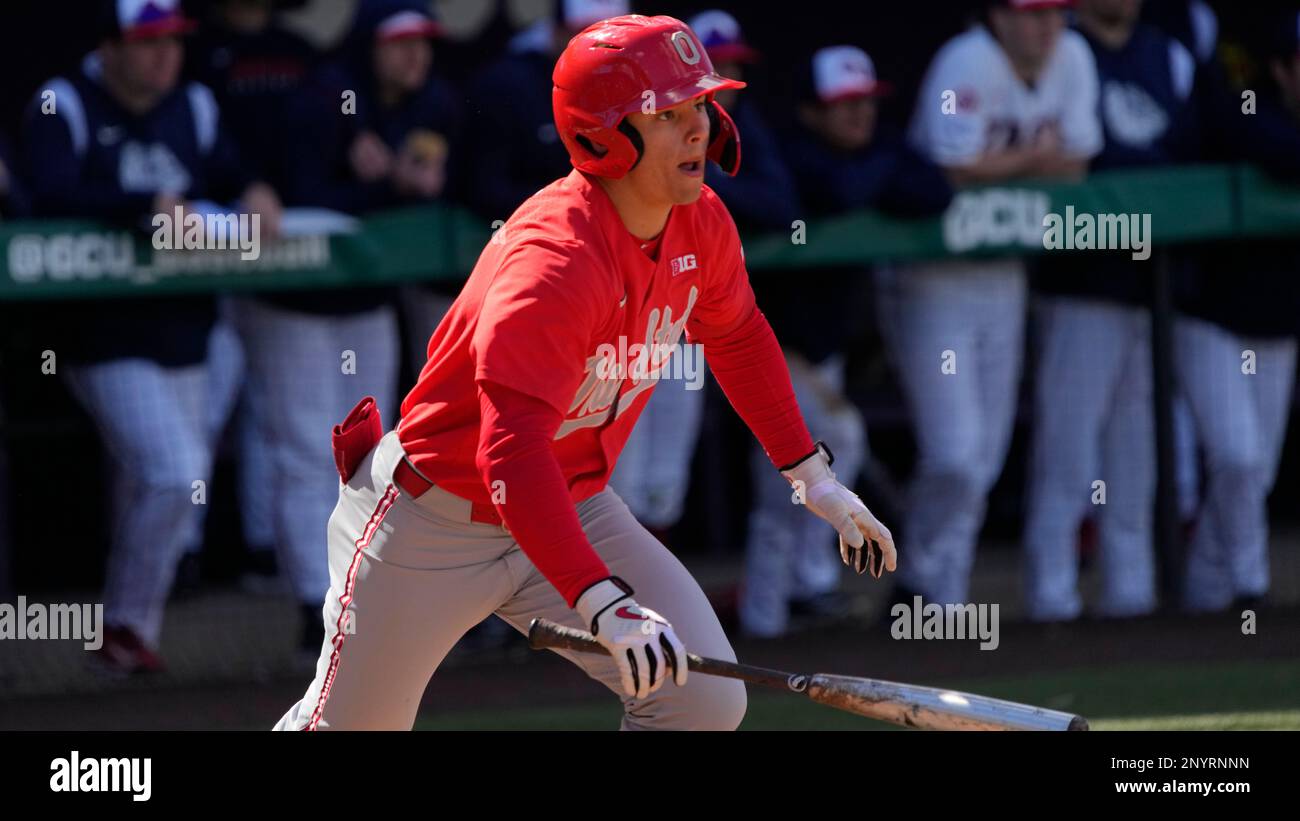 Ohio State outfielder Kade Kern (7) during an NCAA baseball game ...