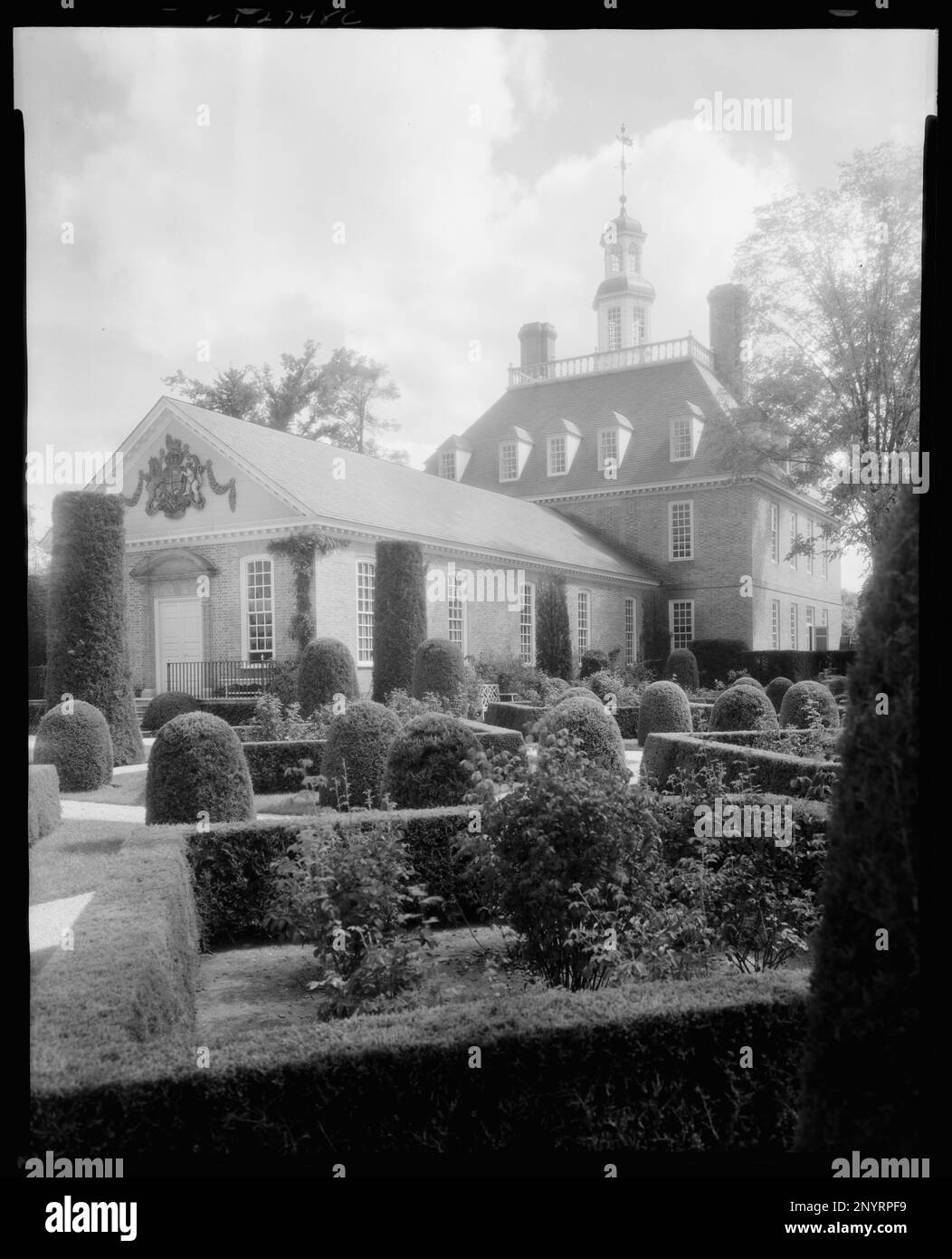 Palace Gardens, Williamsburg, James City County, Virginia. Carnegie ...