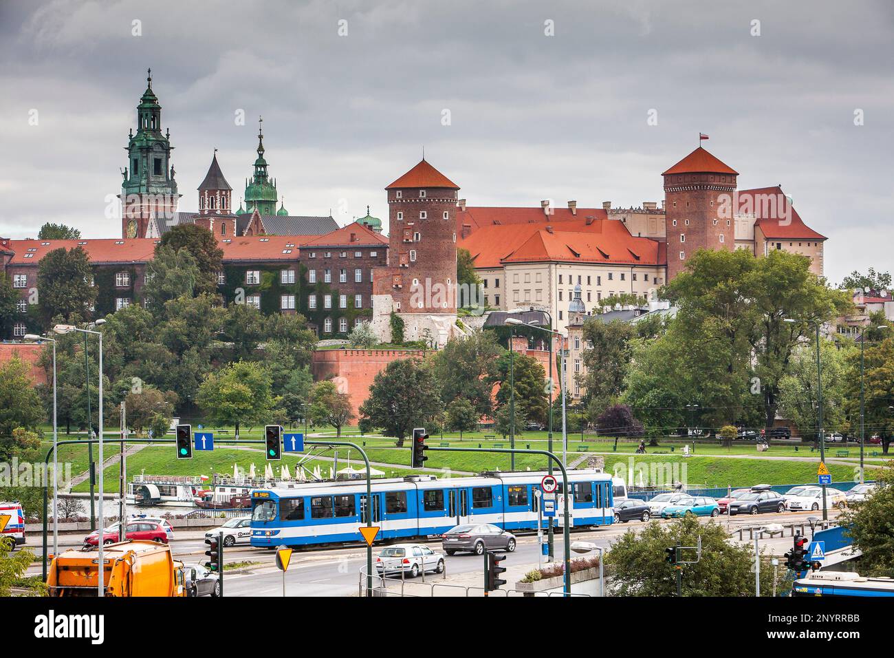 Krakow river tram hi-res stock photography and images - Alamy