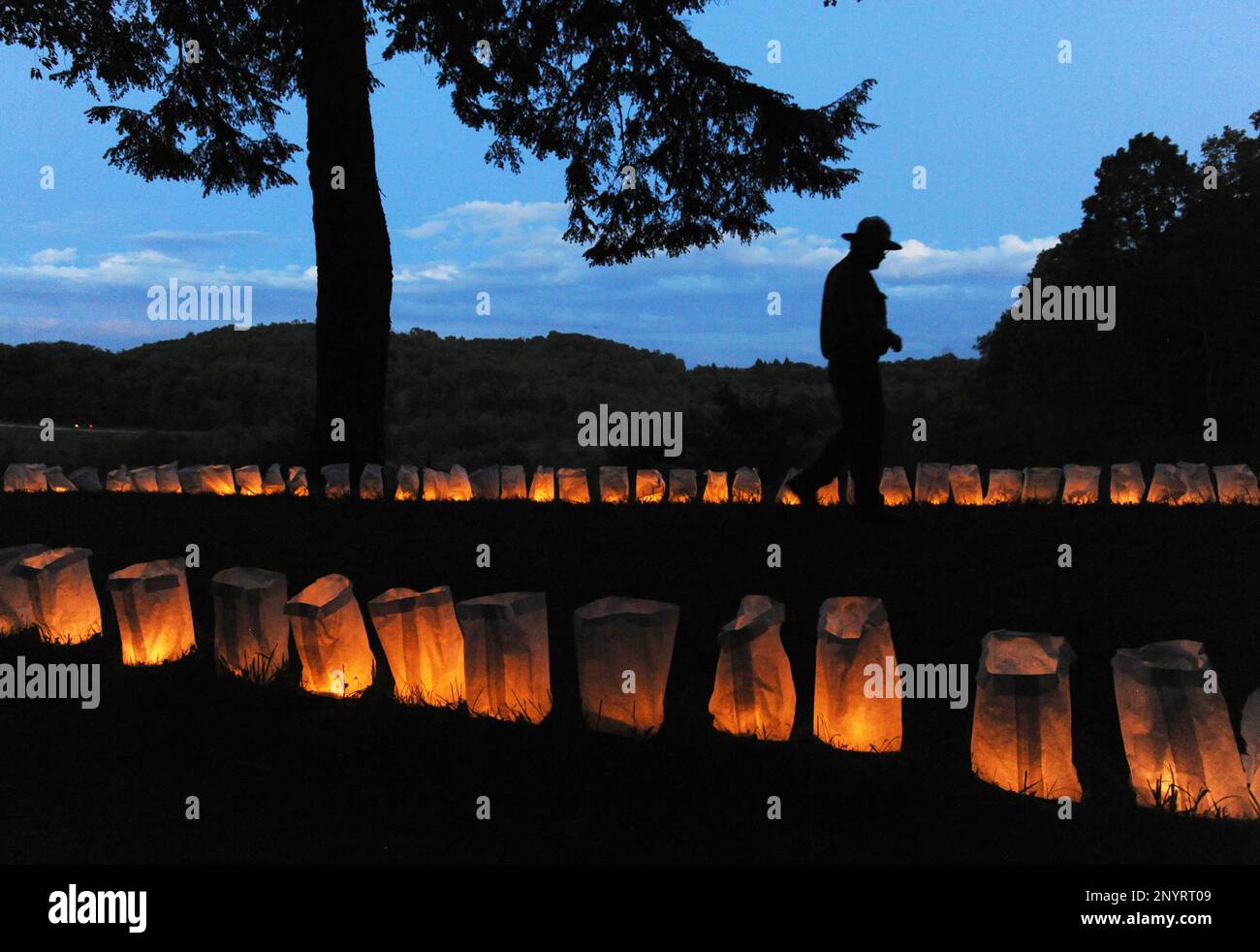 Nathan Koozer, a park ranger at the Johnstown Flood National Memorial ...