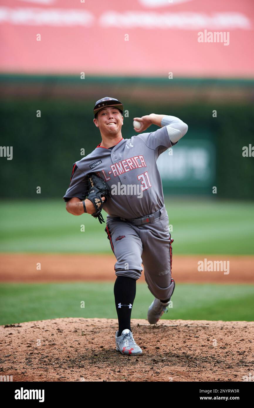 Jacob Heatherly (31) of Cullman High School in Cullman, Alabama during ...