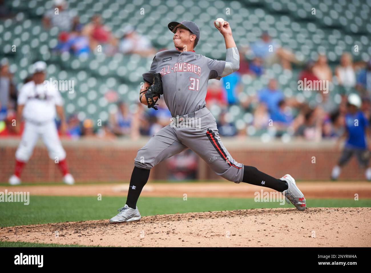 Jacob Heatherly (31) of Cullman High School in Cullman, Alabama during ...