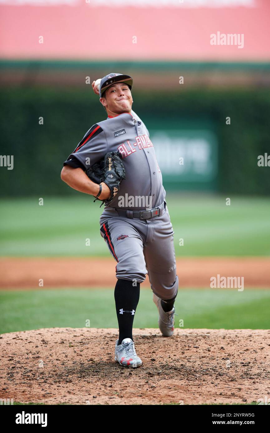Jacob Heatherly (31) of Cullman High School in Cullman, Alabama during ...
