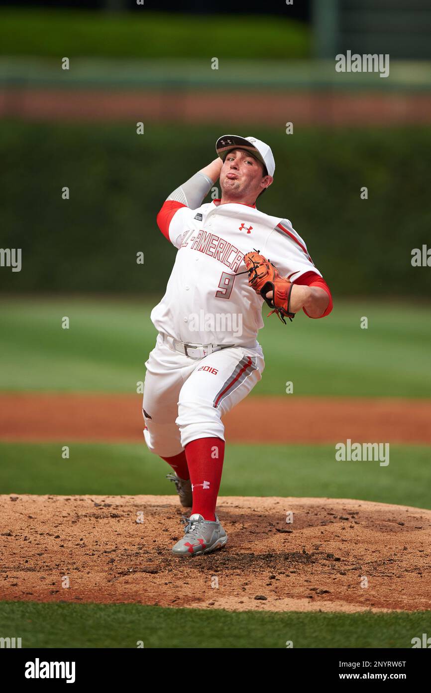 Tanner Burns (9) of Decatur High School in Decatur, Alabama during the ...