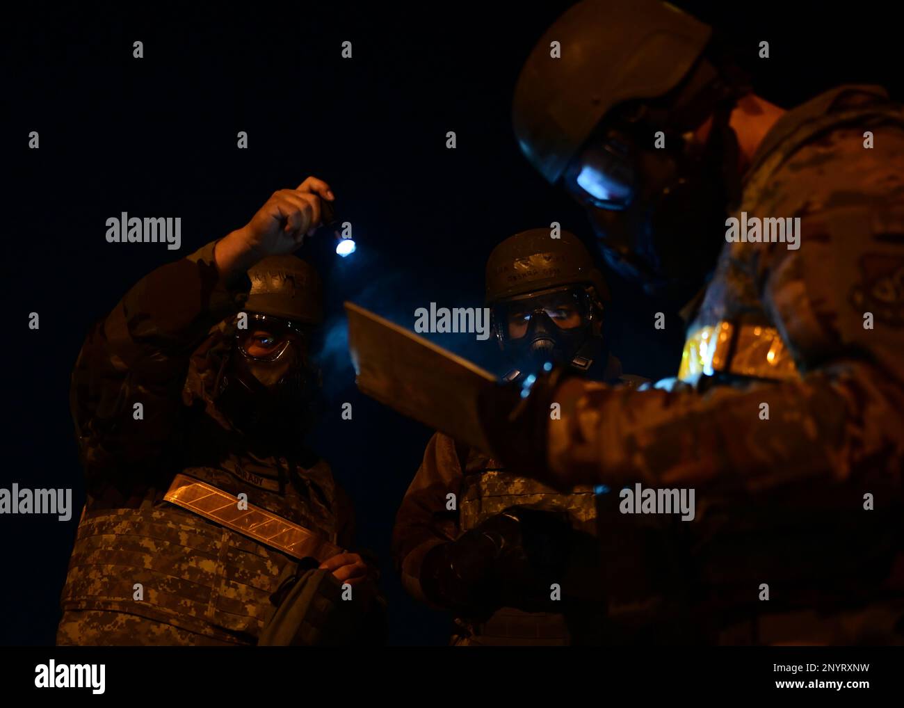 U.S Air Force Master Sgt. David Varady (left), 80th Fighter Generation ...