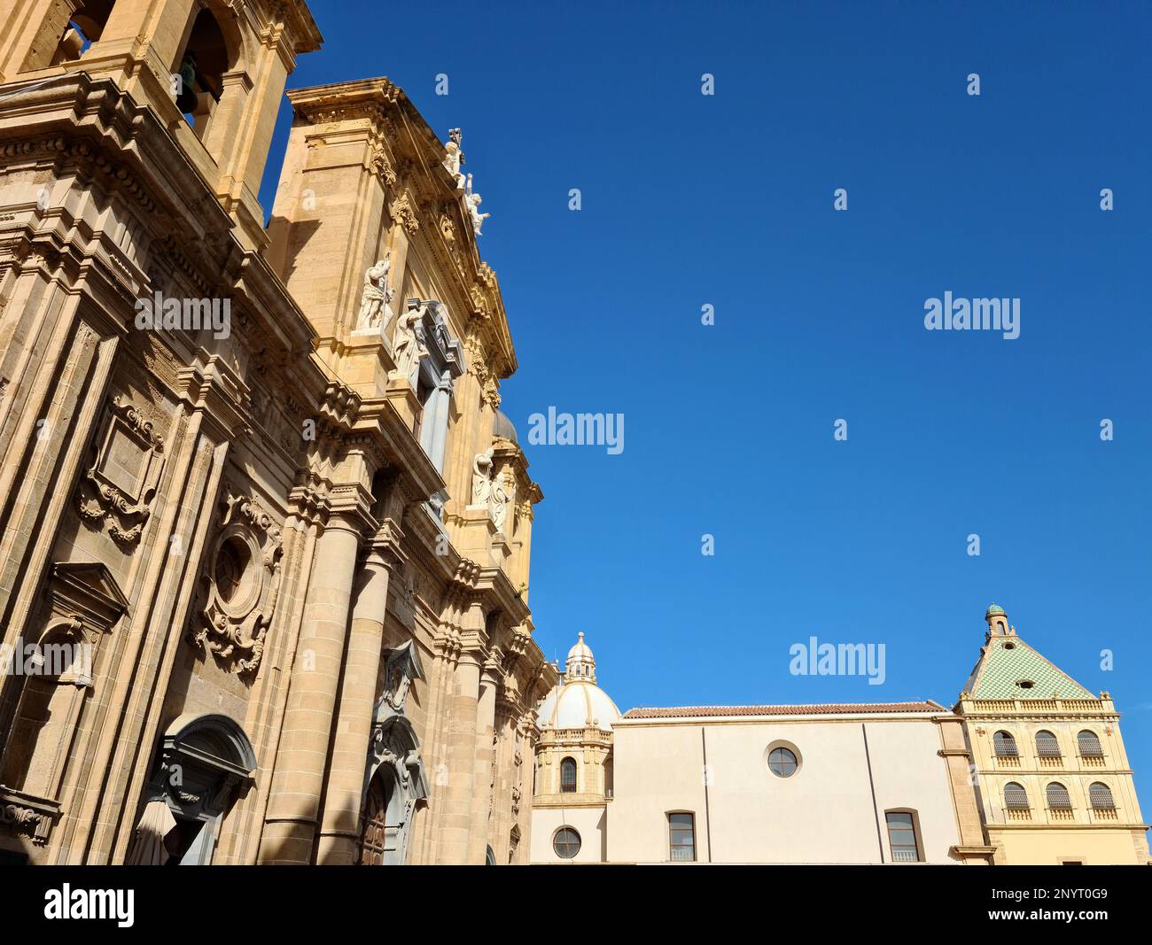 The cathedral of Marsala is dedicated to Tommaso Becket and is a place ...