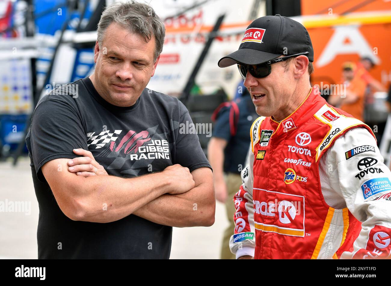 Matt Kenseth, Joe Gibbs Racing, Circle K Toyota Camry and Todd Berrier ...