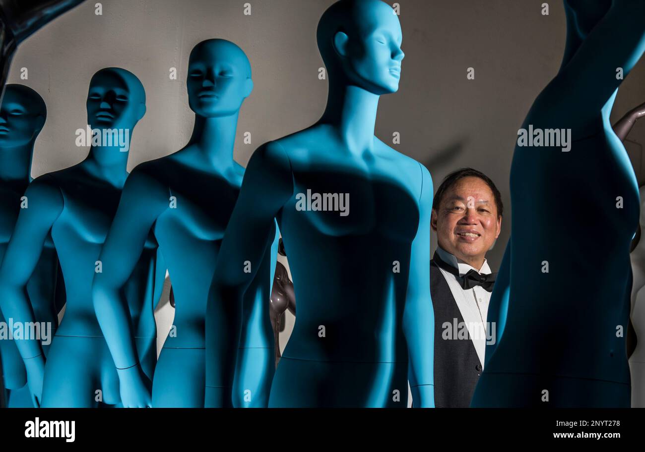 James Chiao, owner of CNL Mannequins in Buena Park, on Wednesday, May ...