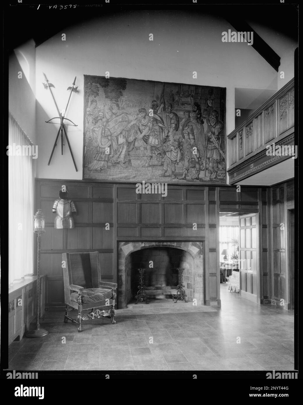 Agecroft Hall, Great Hall, Richmond, Henrico County, Virginia. Carnegie ...