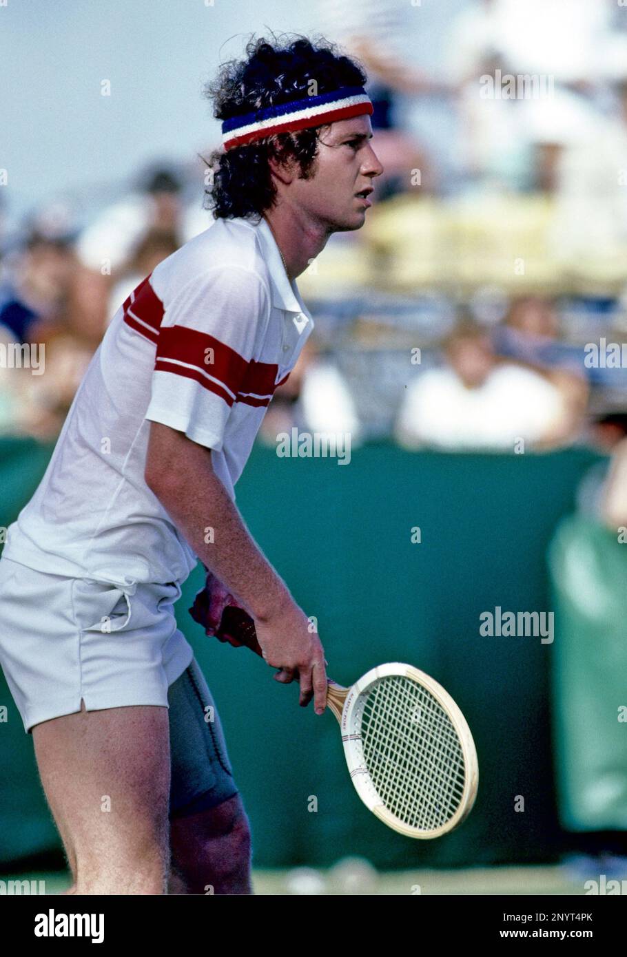 John McEnroe competes in the Lipton Tennis Tournament in 1981. (Al ...