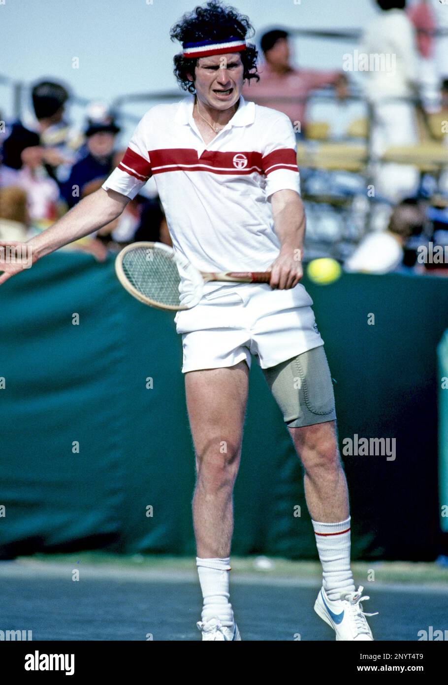 John McEnroe competes in the Lipton Tennis Tournament in 1981. (Al ...