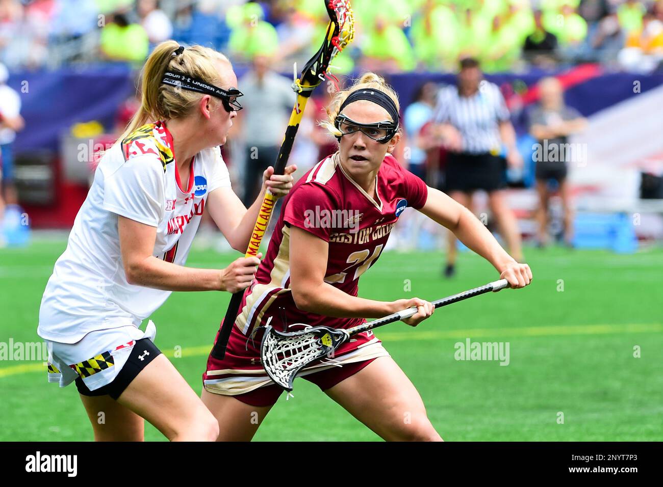 May 28, 2017: Boston College Eagles Kate Taylor (21) defends against ...