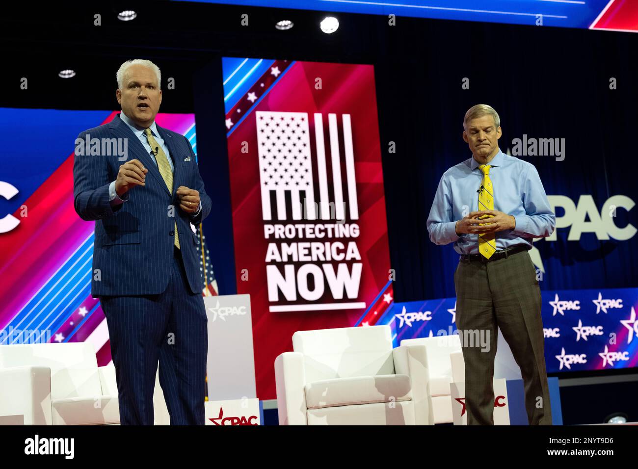 Matt Schlapp, CPAC Chairman and United States Representative Jim Jordan ...