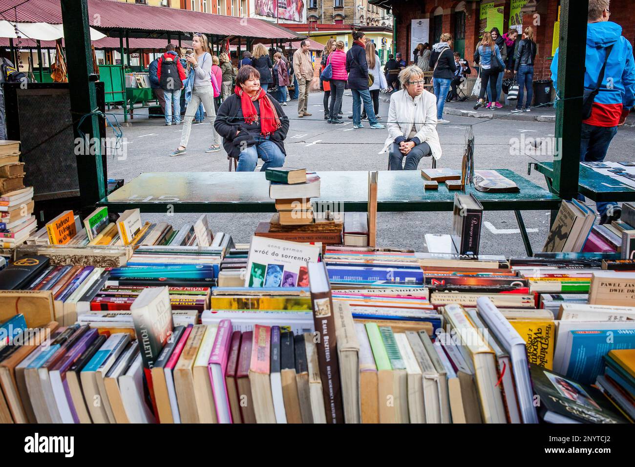 Plac Nowy, Square, Kazimierz district, Krakow, Polonia Stock Photo - Alamy