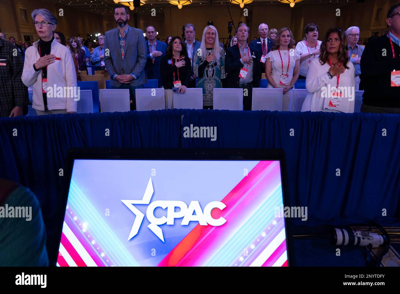 People attending the Conservative Political Action Conference, CPAC ...