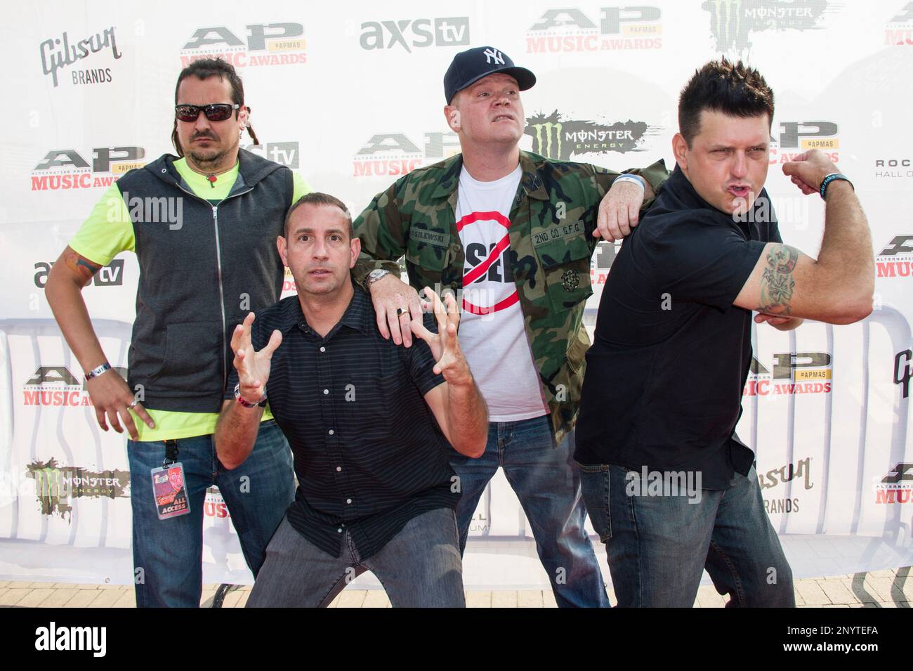 Chris Demakes, Roger Lima, Vinnie Fiorello, Buddy Schaub, and Peter "JR ...