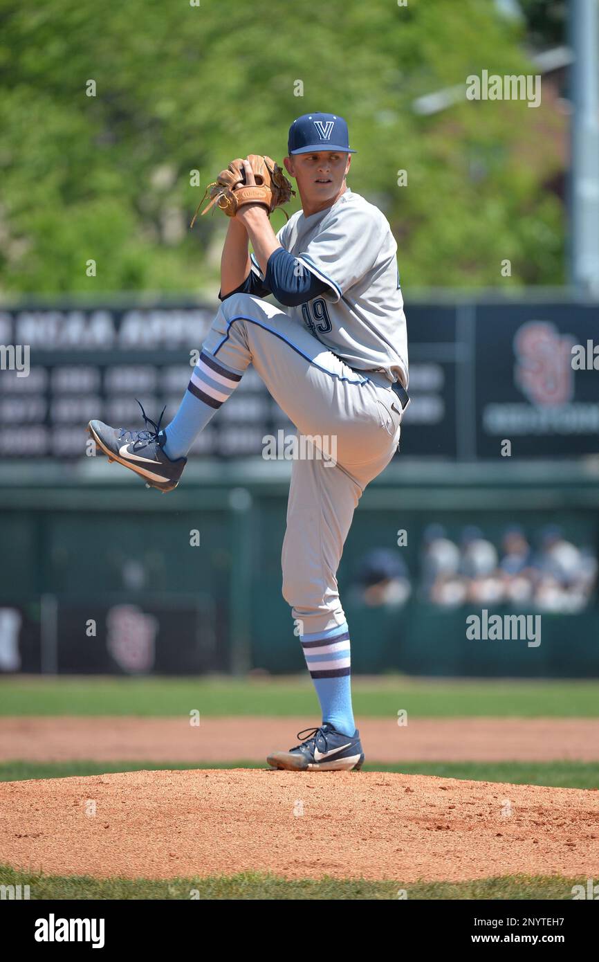 Villanova University Wildcats pitcher Jake Esp (49) during game played ...
