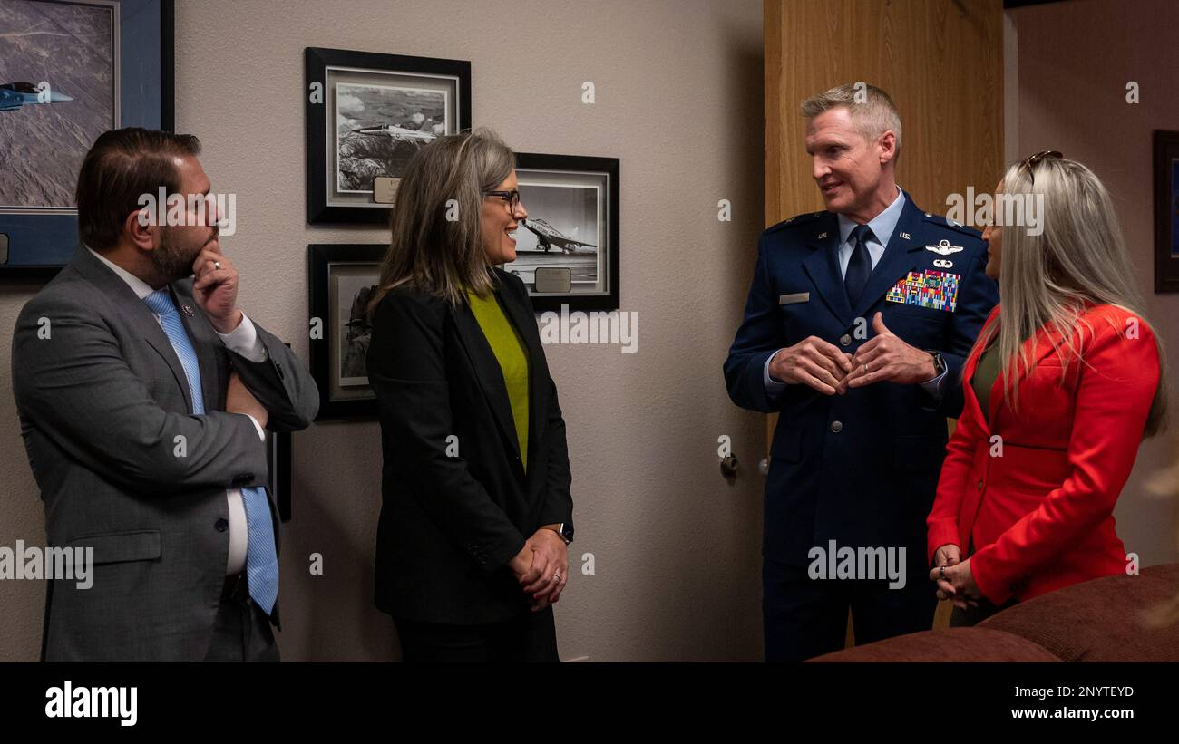 U.S. Representative Ruben Gallego and Arizona Governor Katie Hobbs meet ...