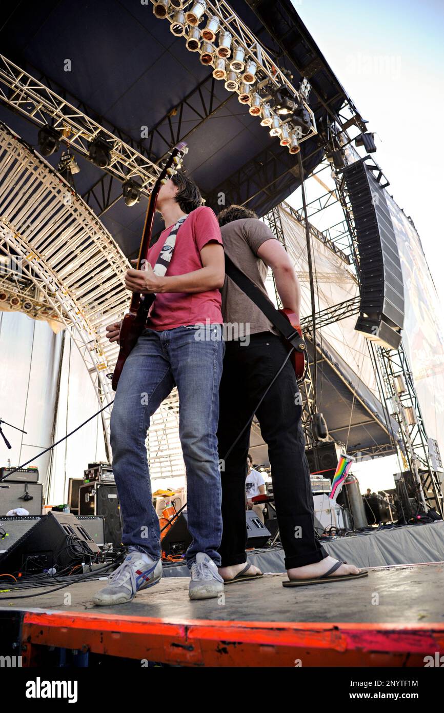 Robert McDowell and Andy Hull of the Manchester Orchestra perform ...