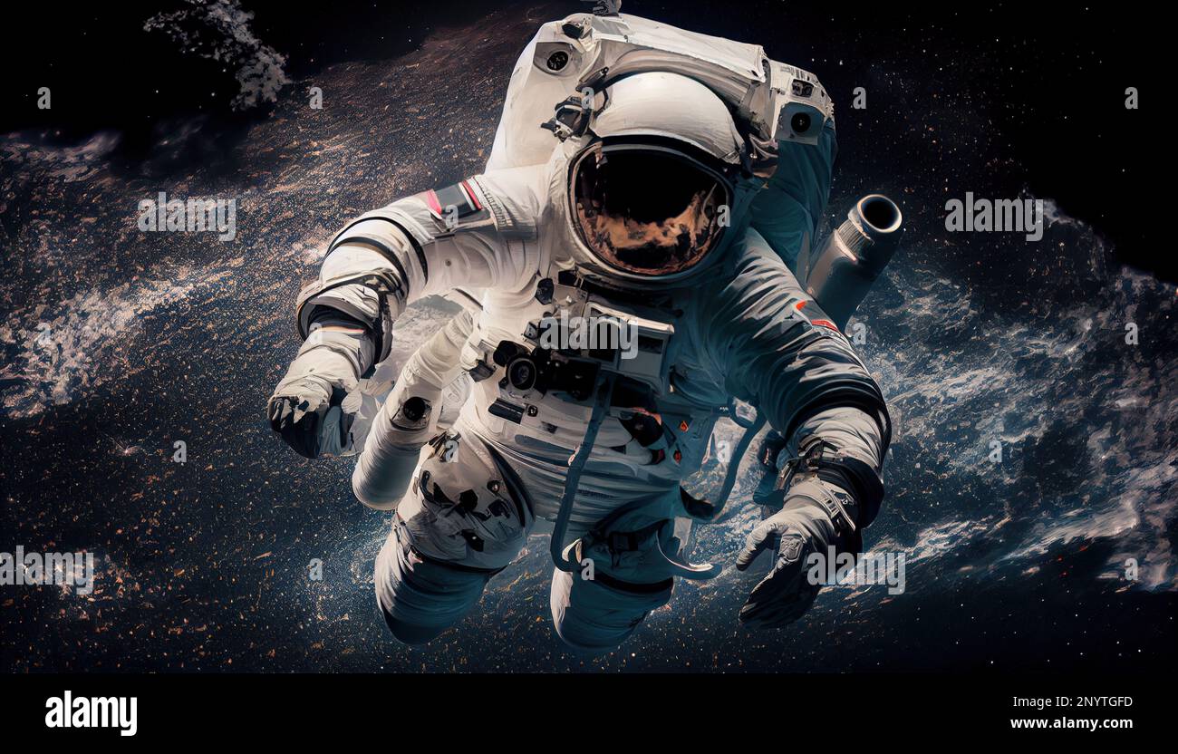 Woman in spacesuit on hi-res stock photography and images - Alamy