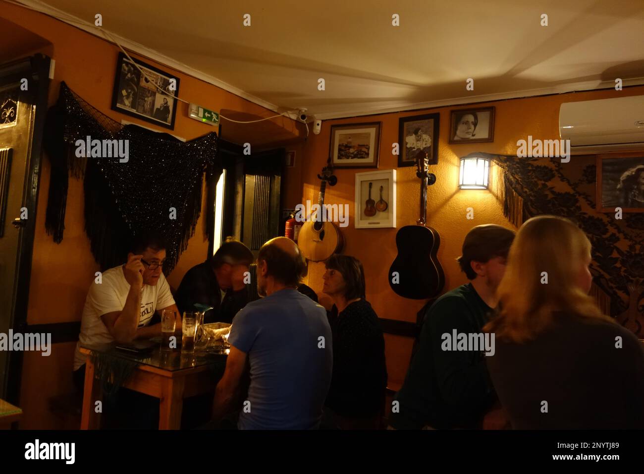 LISBON, PORTUGAL - OCTOBER 20, 2022 Fado restaurant and club Stock ...