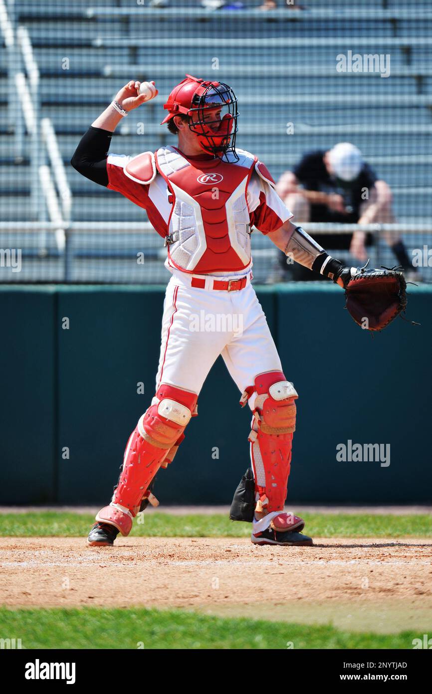 St. John's University Redstorm catcher Troy Dixon (34) during game ...