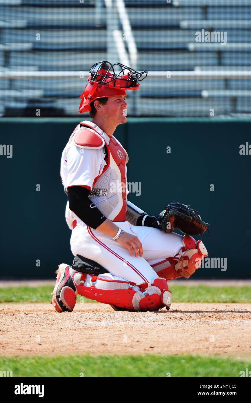 St. John's University Redstorm catcher Troy Dixon (34) during game ...