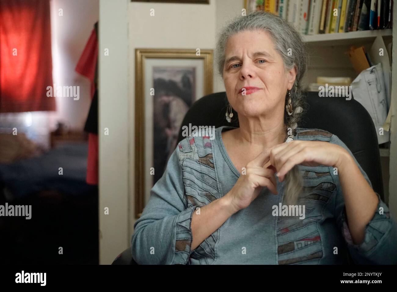 This photo taken May 12, 2017, shows Alexandra Lloyd of Lee, Mass., who ...