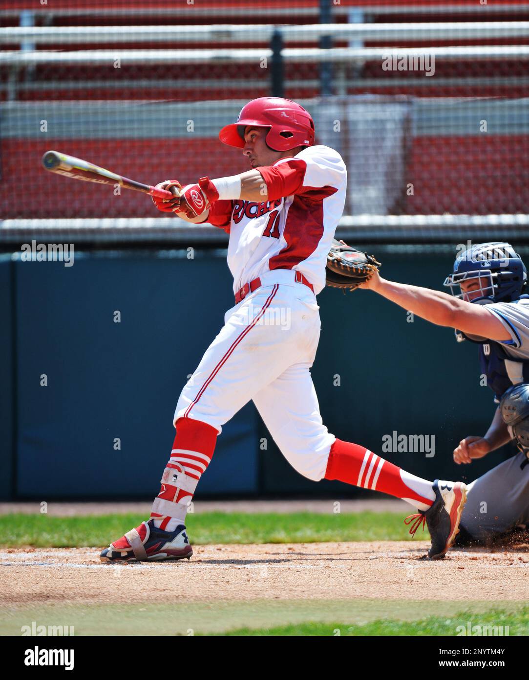 St. John's University Redstorm infielder John Valente (11) during game ...