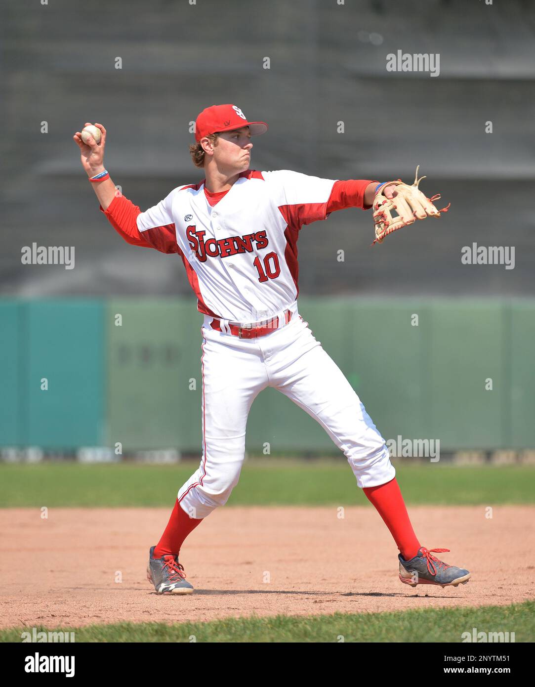 St. John's University Redstorm infielder Ryan Markey (10) during game ...