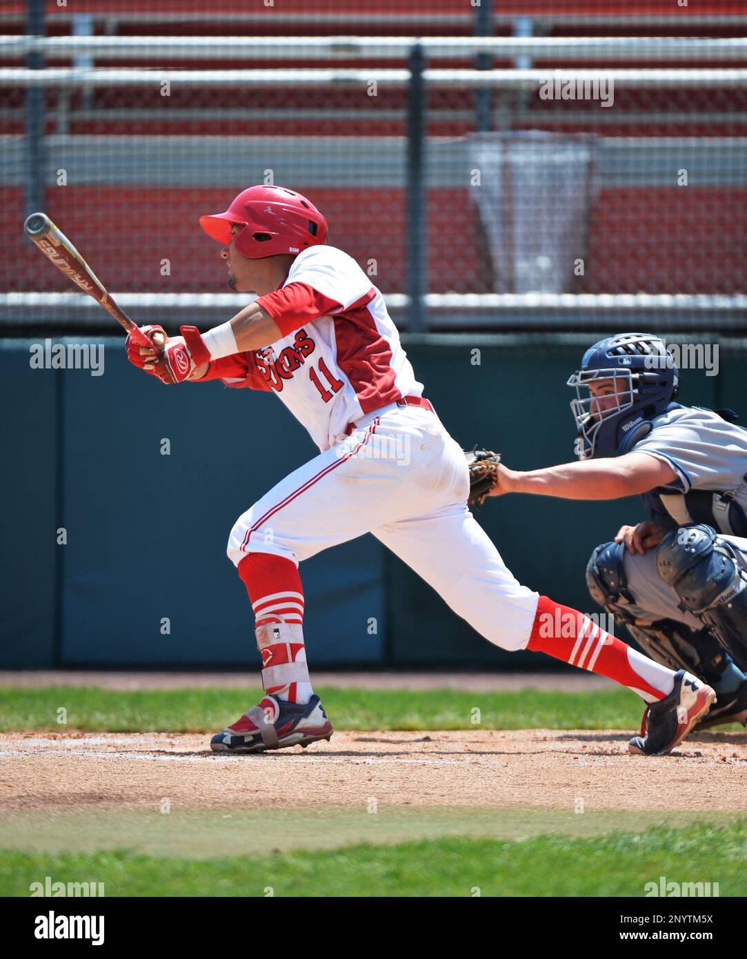 St. John's University Redstorm infielder John Valente (11) during game ...